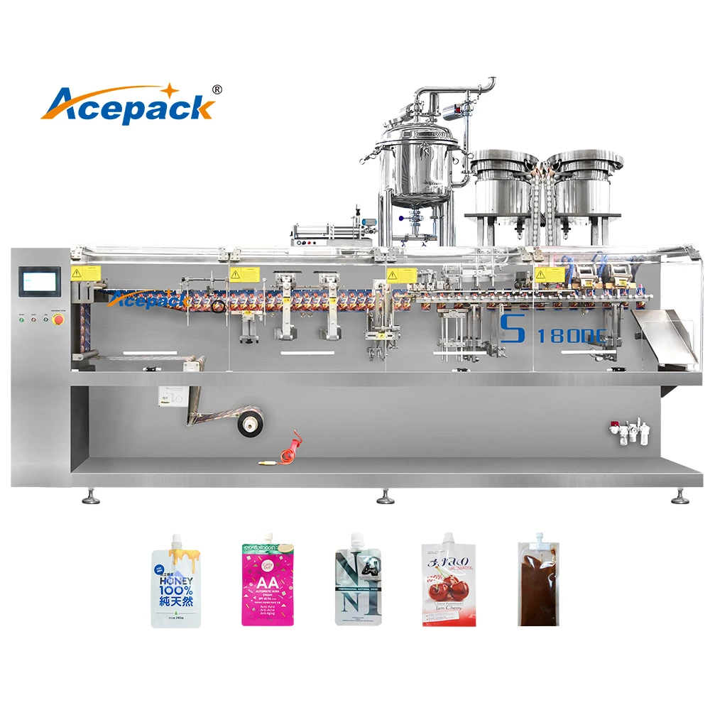 S-180dc Fully Automatic Horizontal Liquid Filling Machine Electric Top ...