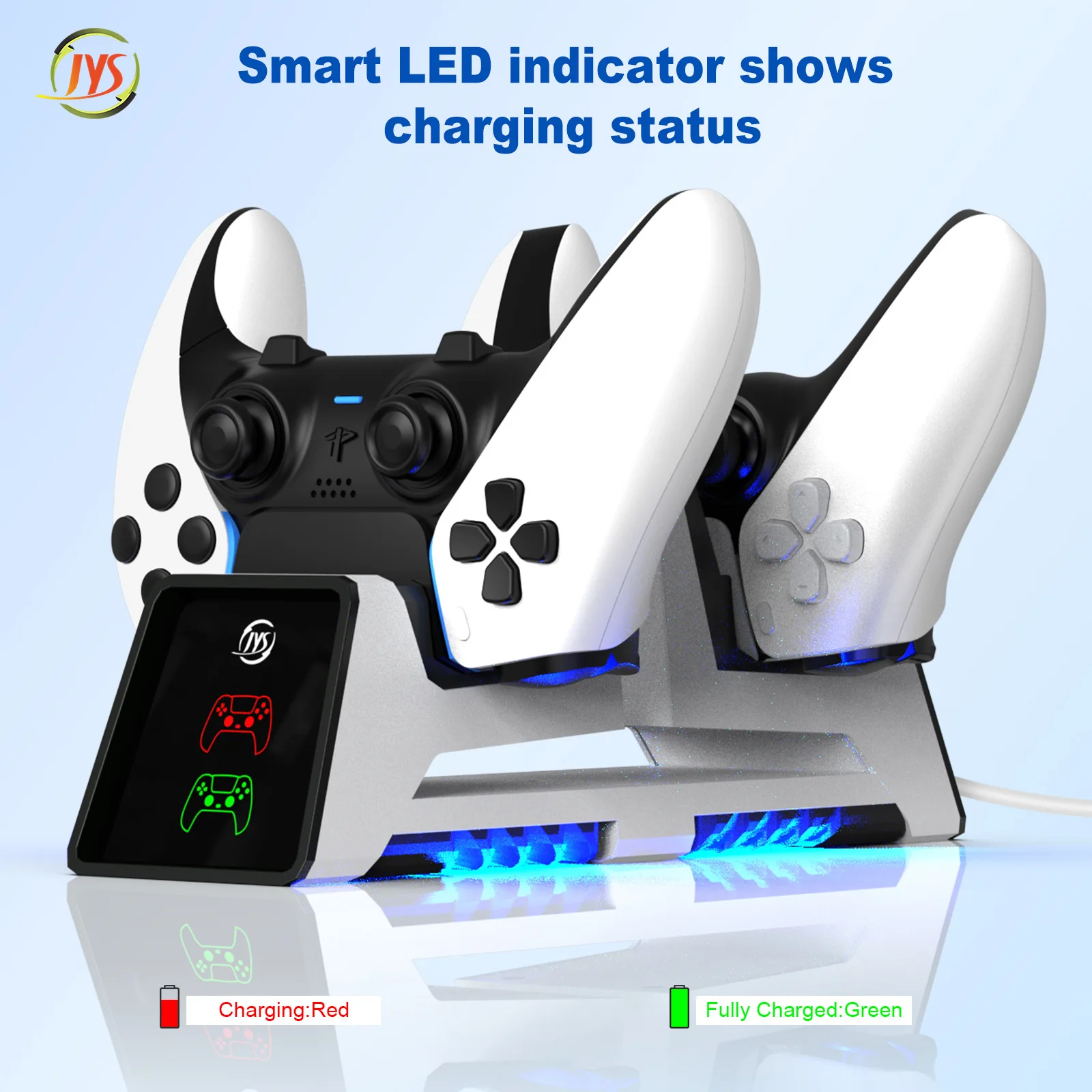 Jys-p5167 Magnetic Charger Station For Ps5/ps5 Edge Controller Charging ...