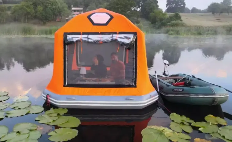 Inflatable Pool Float Tent - Durable Outdoor Camping Air Tent