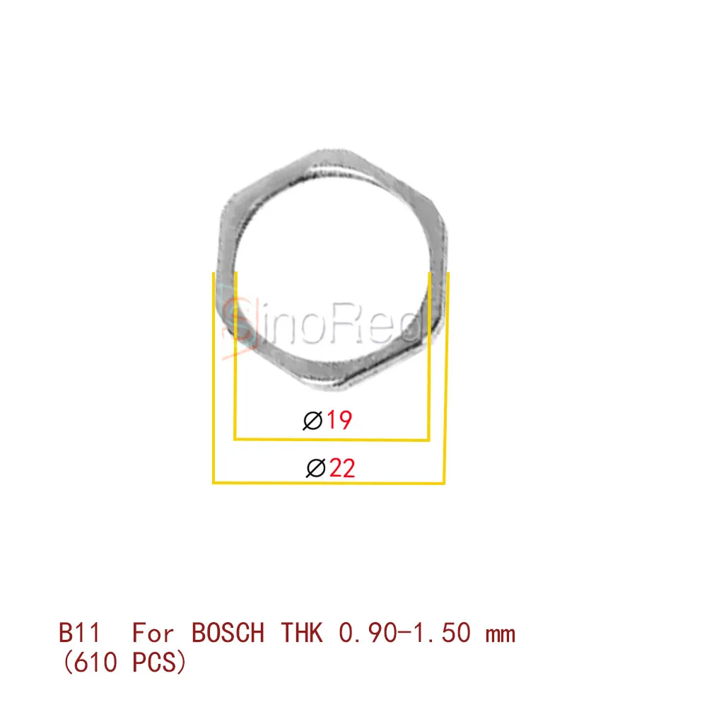 Berserk Adjusting Shim B11 For Bosch Thk0.90-1.50mm 610 Pcs For Engine ...