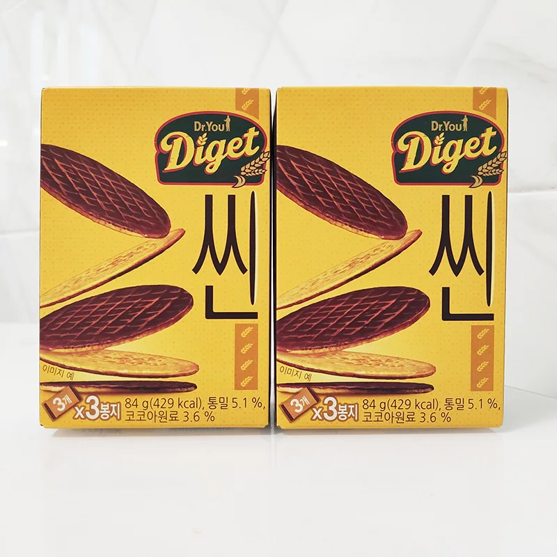 Wholesale Exotic Snack Cookies Korean Extremely Thin Chocolate Graham ...