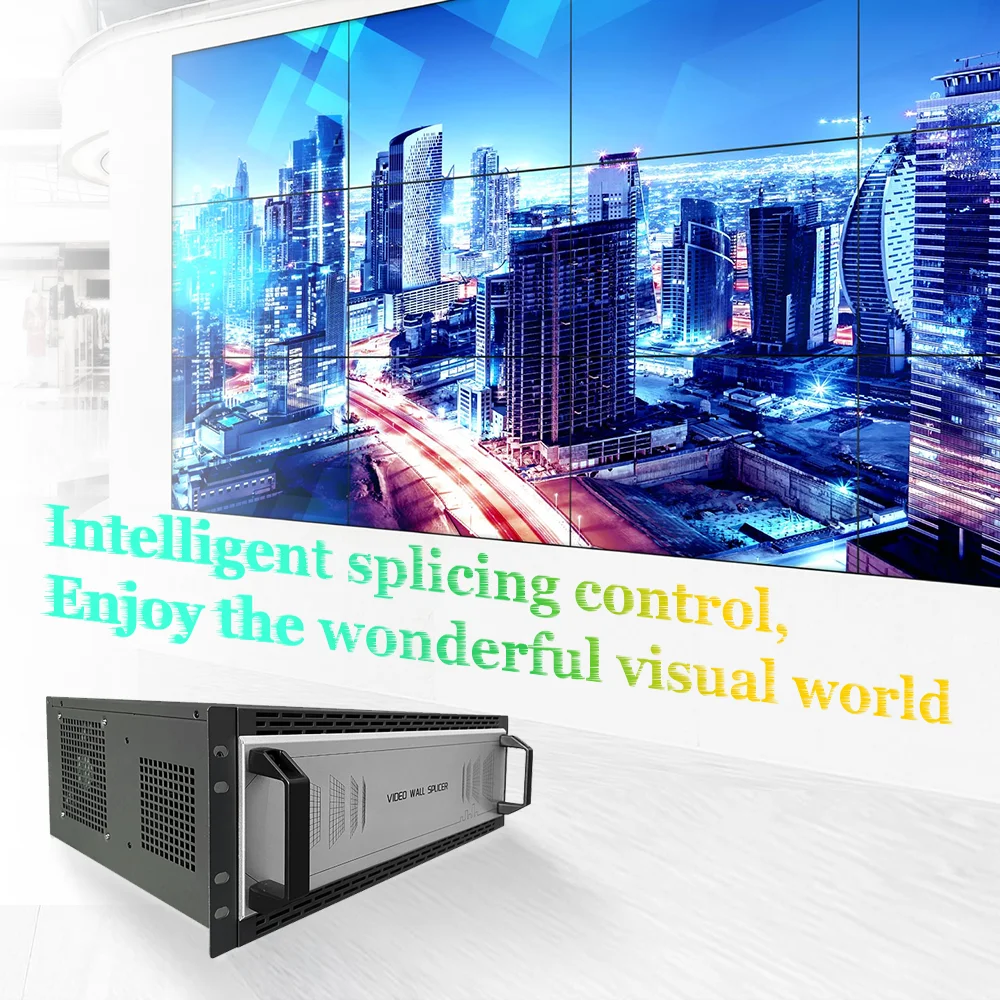 4k Hdm I Input Output 4x4 4x6 Lcd Video Wall Processor For Multimedia ...