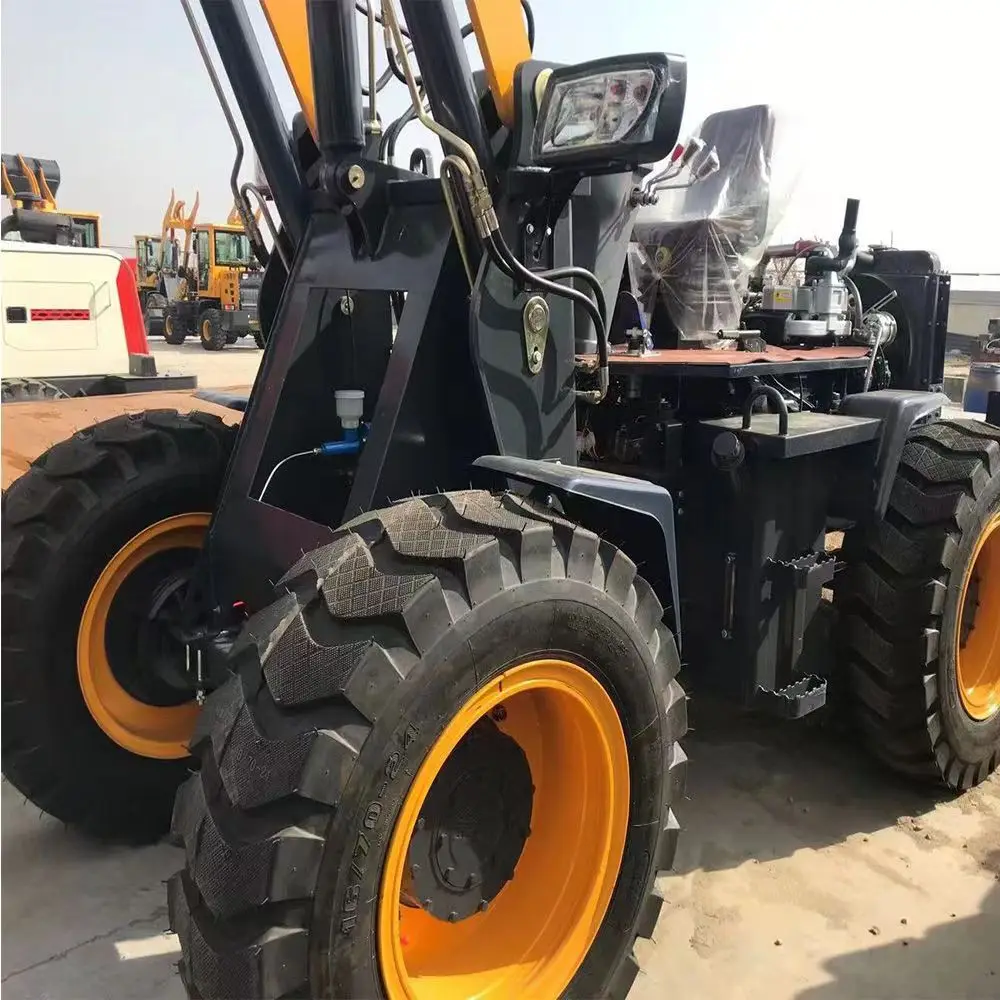 Small Farm Multifunctional Diesel Hydraulic Four-wheel Drive Forklift ...