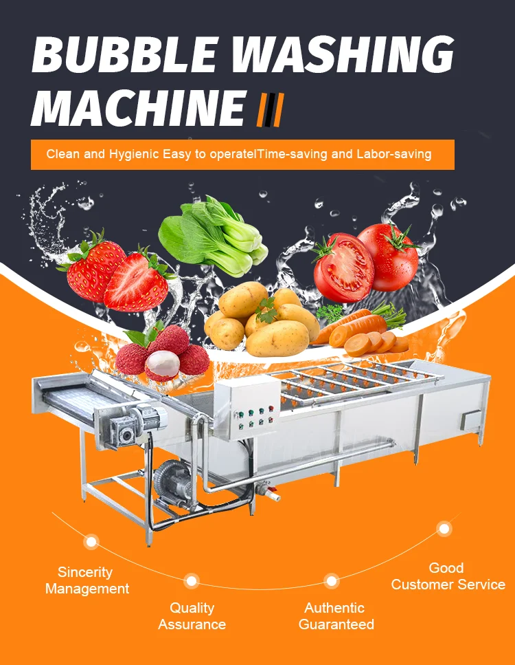 Bubble Washing Machine Fruit And Vegetable Fruit Washing Machine ...