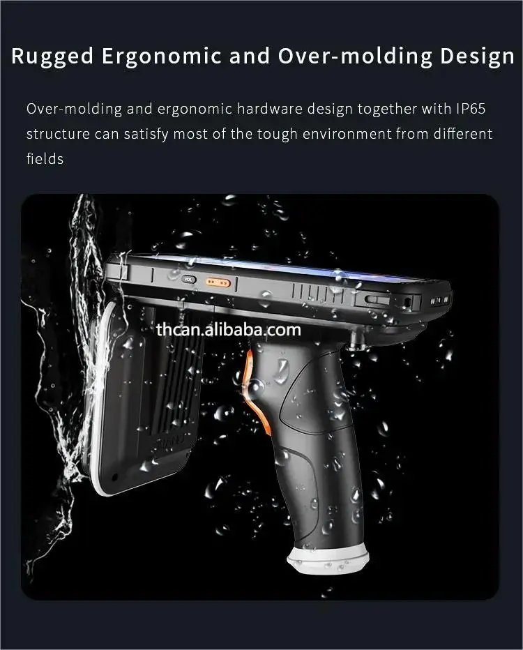Portable Handheld PDA with Long Range 1D 2D Barcode Scanner Android 10 ...