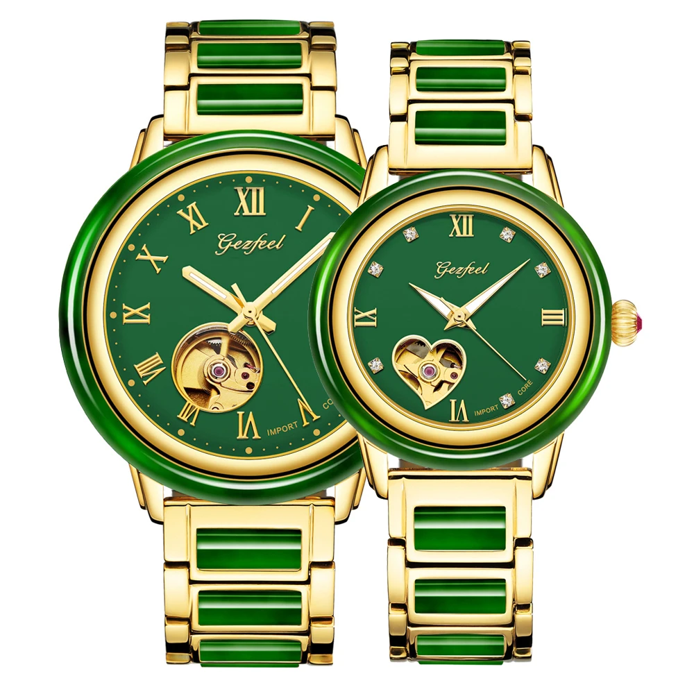 Luxury Stainless Steel Mechanical Automatic Watch for Couples - Genuine ...