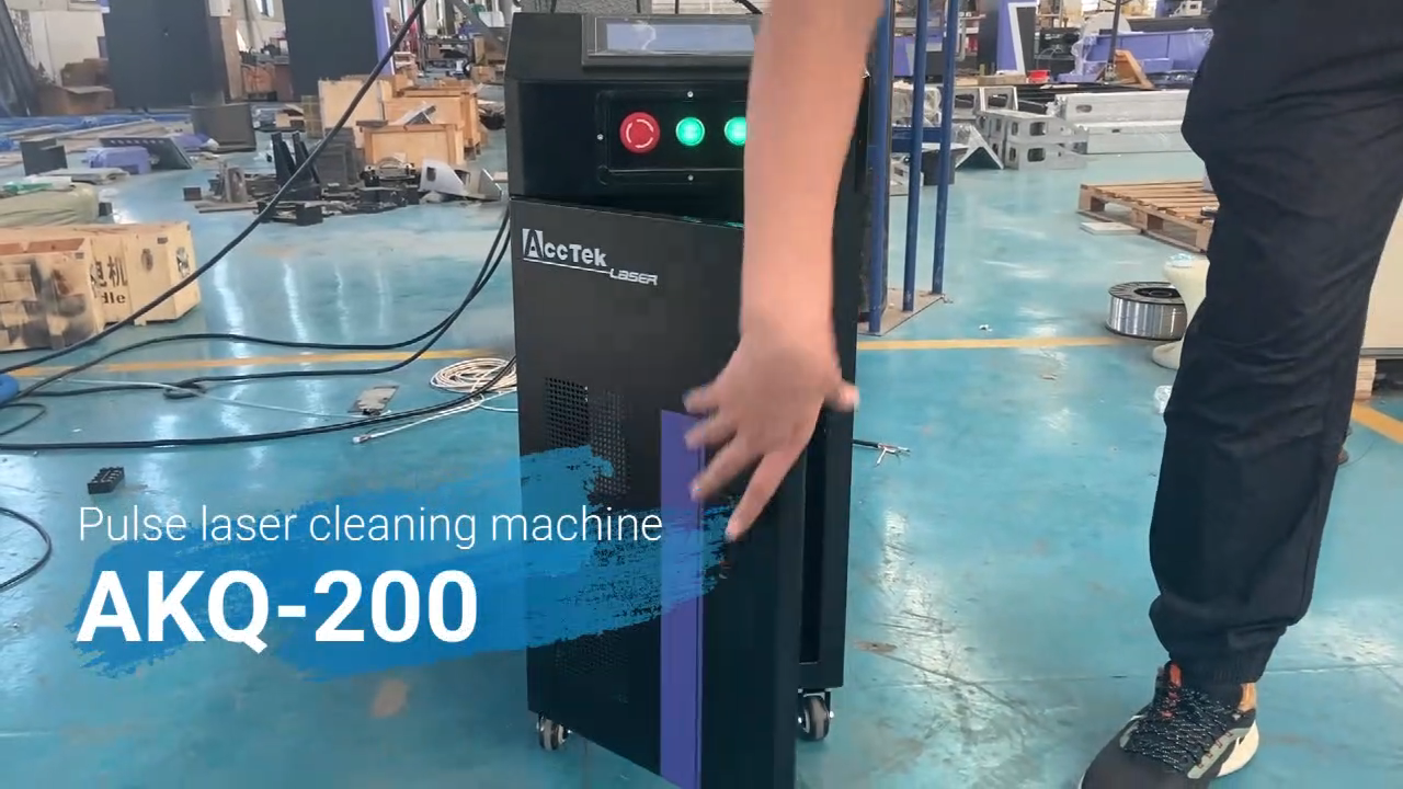 Fast Cleaning Speed Wide Beam Pulse Laser Cleaning Machine High Quality ...
