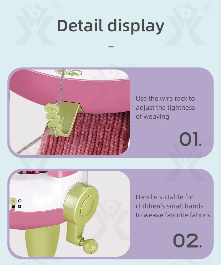 Chengji Girls Creator Handmade Crochet Braiding Loom