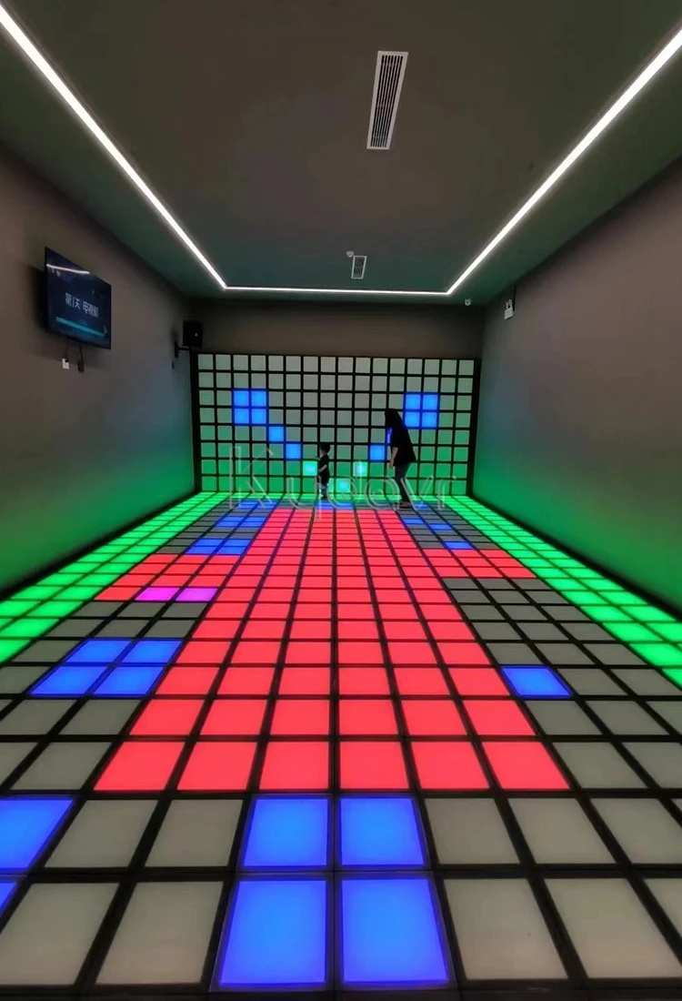 Indoor Activate Floor Tiles Gaming Room Kydavr Mega Relay Pixel Grid ...