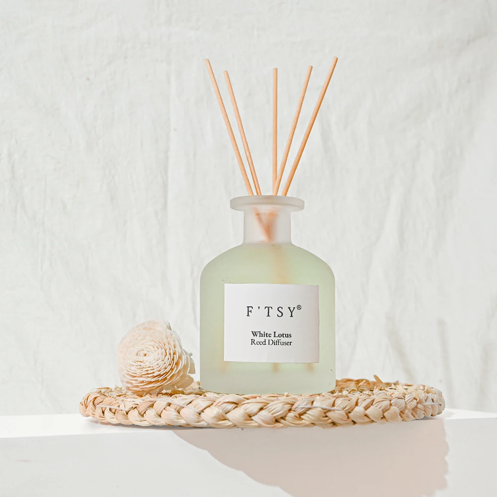 Oem Reed Diffuser Sets Zen Tea White Lotus Diffuser With Natural Sticks ...