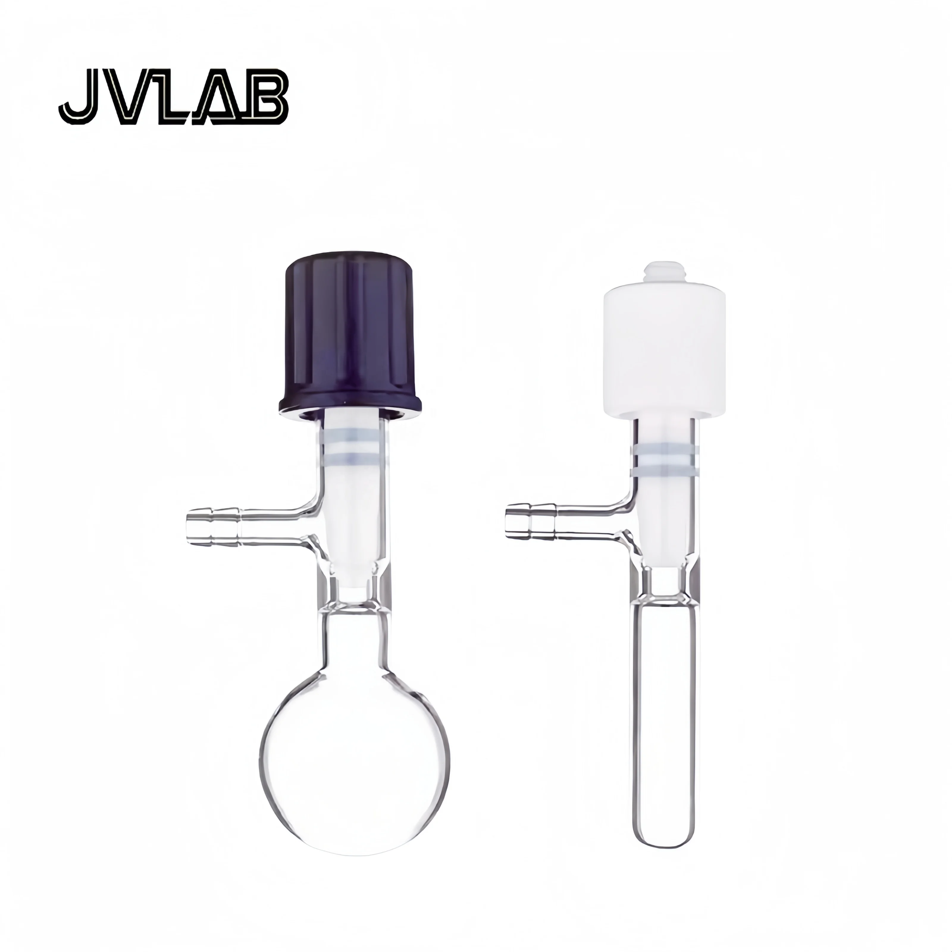 Tubular Solvent Storage Bottle High Vacuum Vent Valve Reaction Tube ...