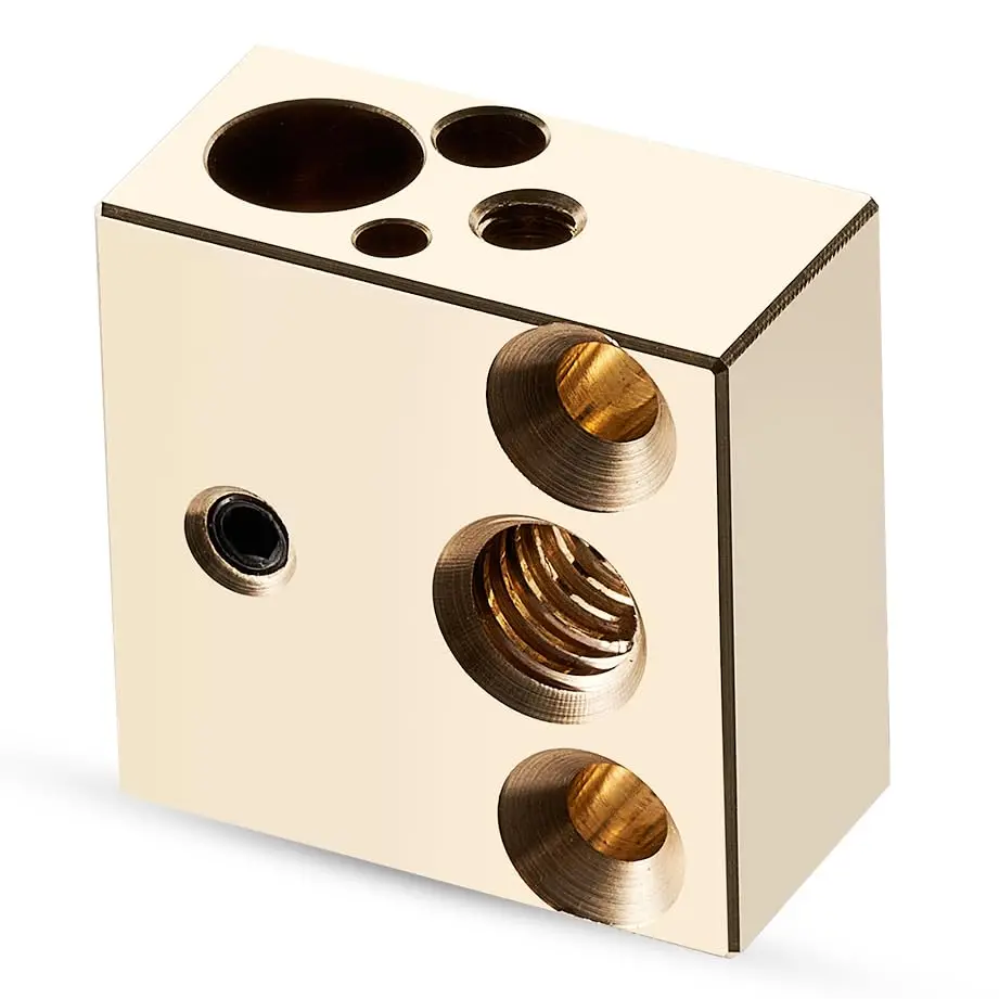 YouQi High Temp Brass Heater Block for MK8 Extruder Compatible with CR ...