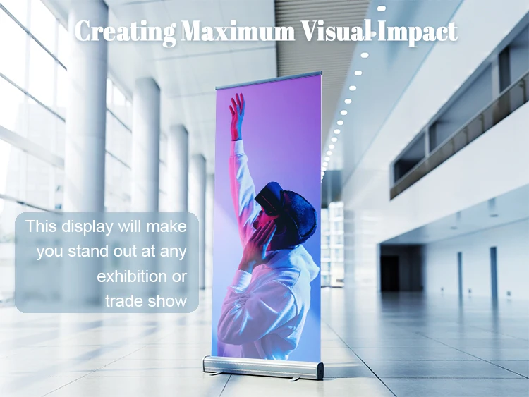 Advertising X Banner Pull up Backdrop Advertising Roll up Banner for ...