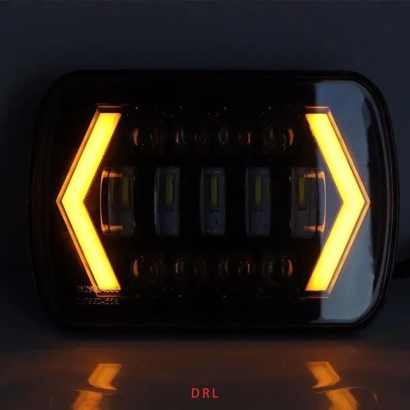 Arrow Angel Eyes Drl Turning Replaces Rectangle Driving Headiight 5x7 ...
