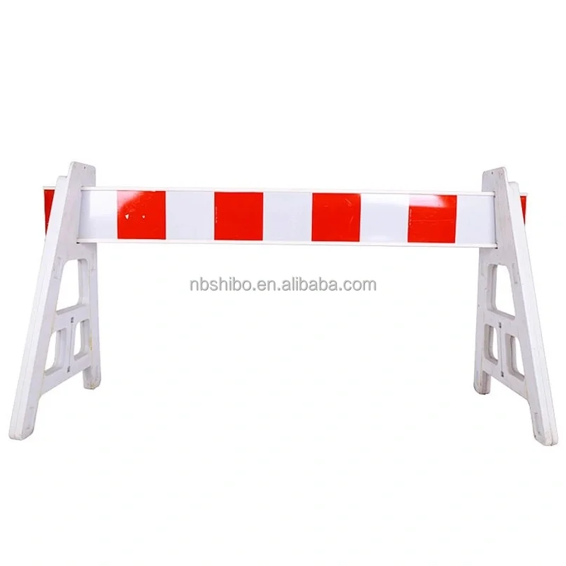 Heavy Duty Plastic A-Frames Warning Safety Pedestrian Barrier Portable ...