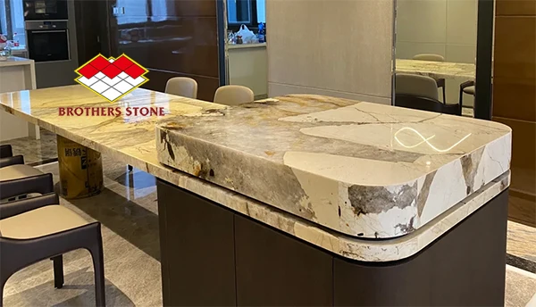 Brazilian Marble Patagonia Quartzite Pandora Slab For Stone Kitchen ...