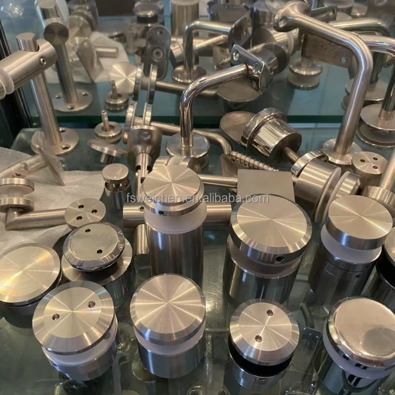 Heavy Duty Glass Standoff Pins & Clamps | Stainless Steel Balustrade ...