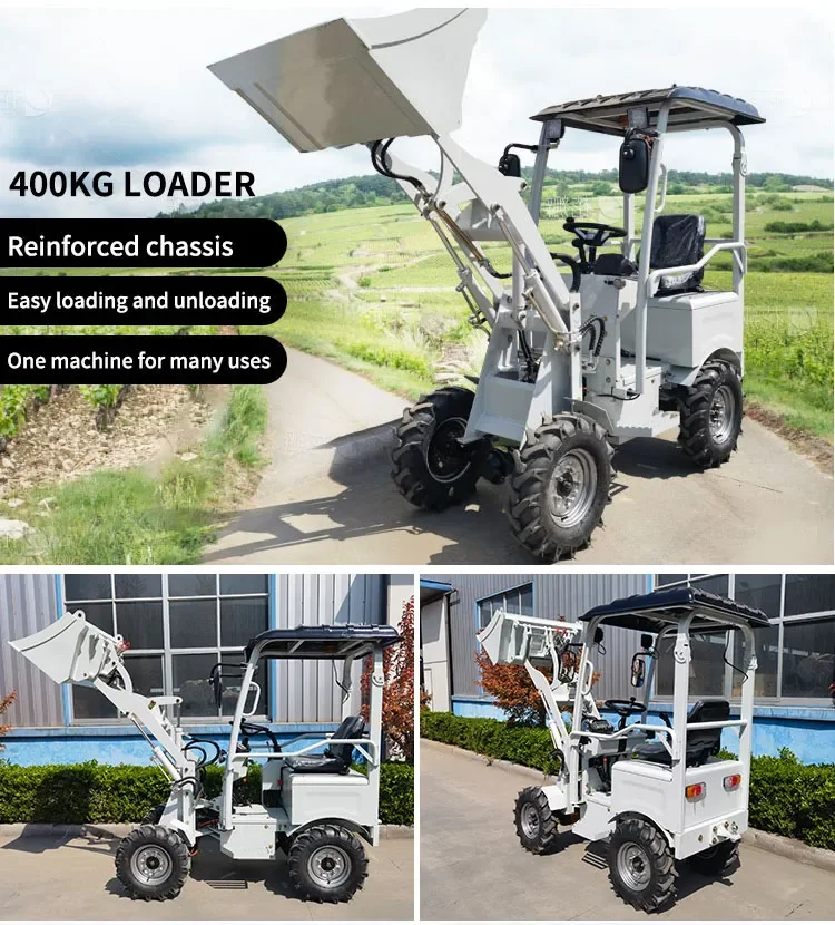 New Design 4x4 Mini Loader - High Load Moment & Versatility