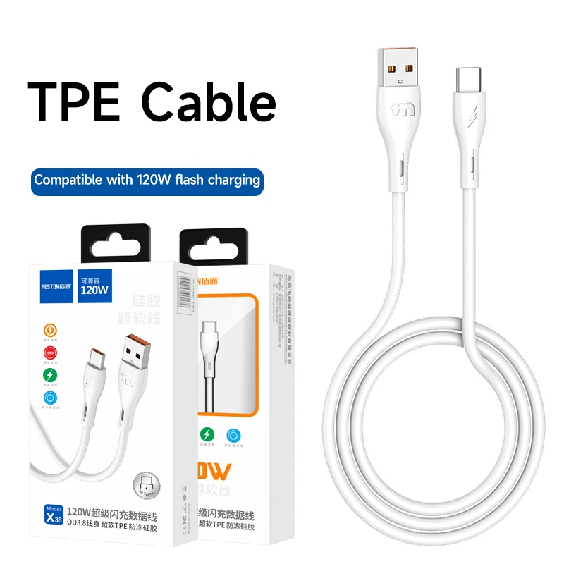 Peston X36 6a Android Charging Cables Fast Chargers Wire Cell Phone ...