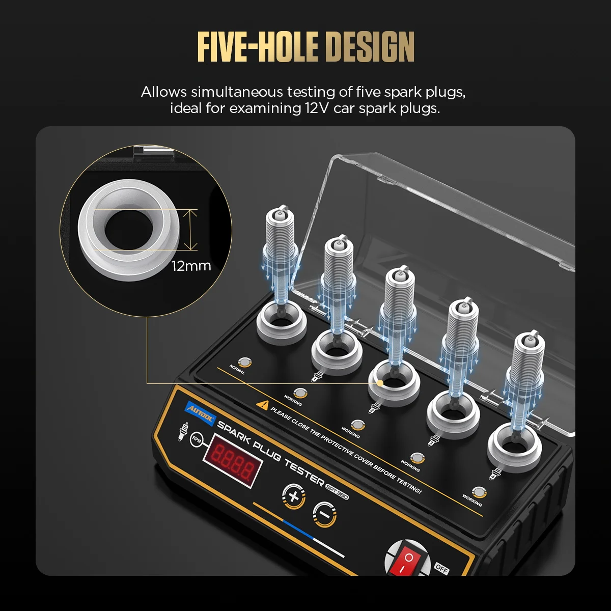 AUTOOL SPT360 - Efficient Car Diagnostic Tool for Spark Plugs