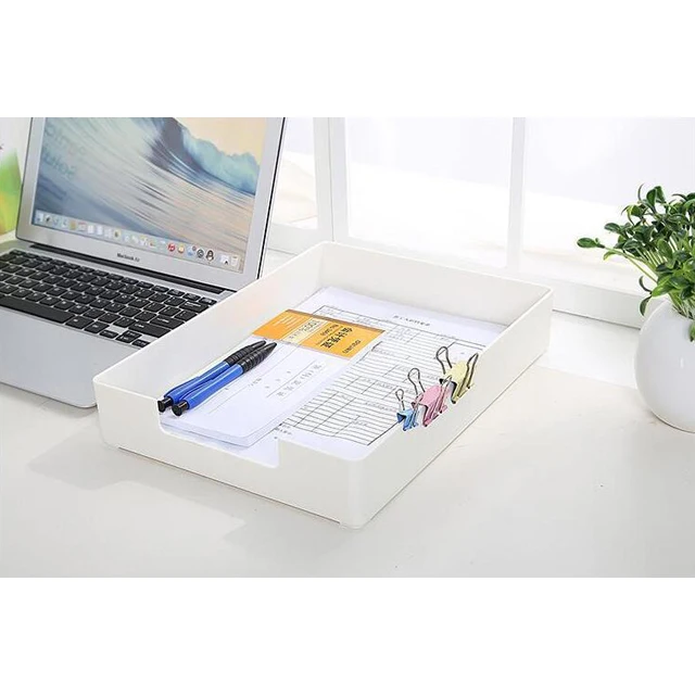 Stackable Office A4 Paper Storage Tray Stationery Storage Box - Buy ...