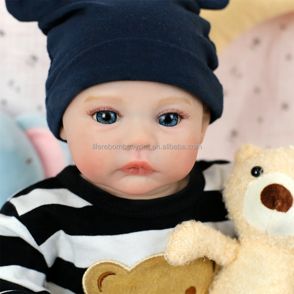 Lifereborn Lovely Rebirth Baby Doll Soft Toys Hand-Drawed Hair Bebs ...