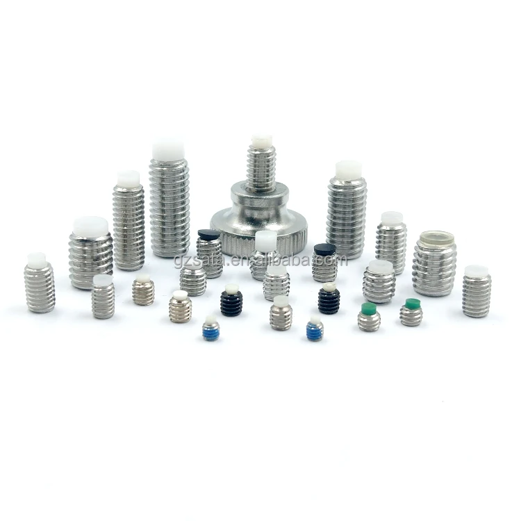 Plastic Nylon Tip Hex Socket Grub Set Screws by Sata Metalware