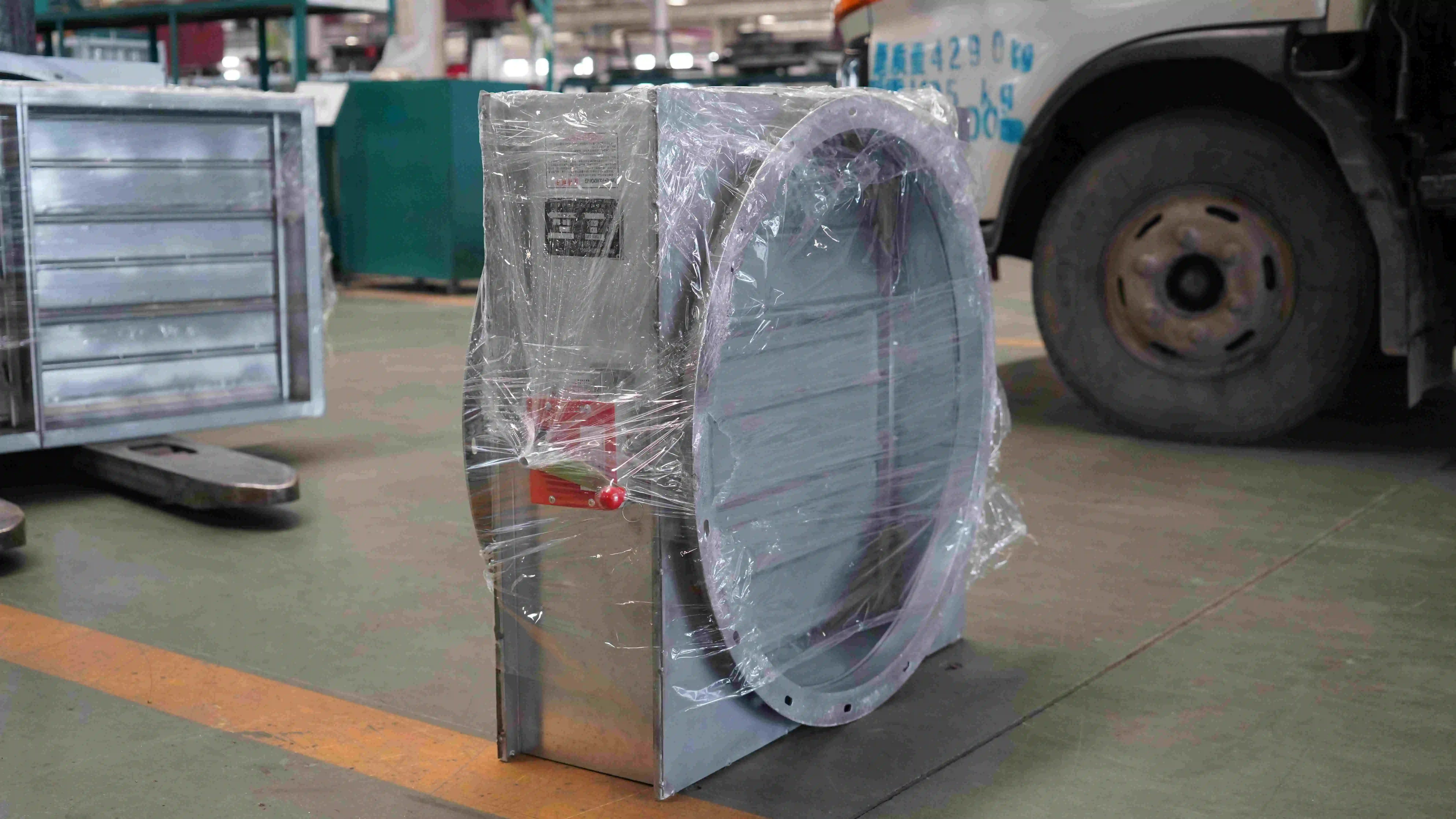 Square Fire Damper for HVAC Duct Smoke Electric or Motorized