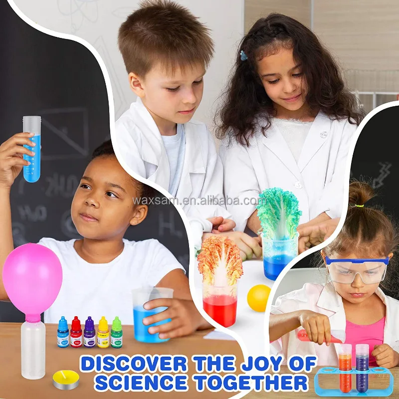 Diy Science Kit Stem Lab Experiments Educational Games 70 Pcs Science ...