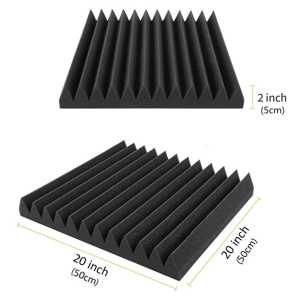 Home Theater Recording Studio Triangle Soundproofing Foam Acoustic Foam ...