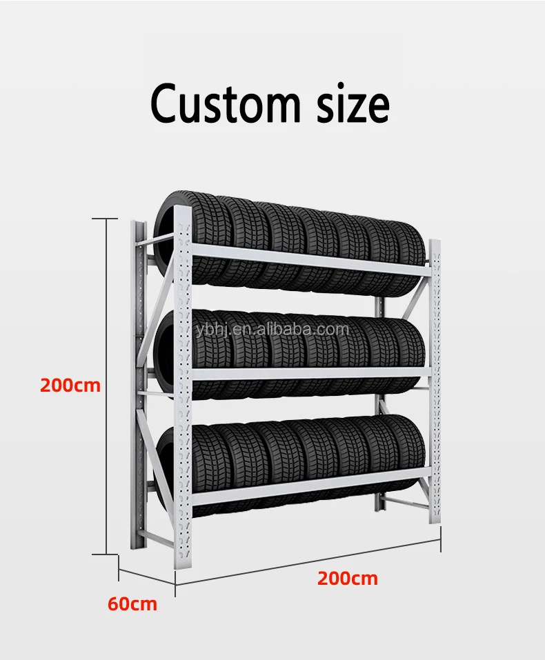 Folding Rack Forklift Pallet Tire Racking System - Buy Tire Display ...