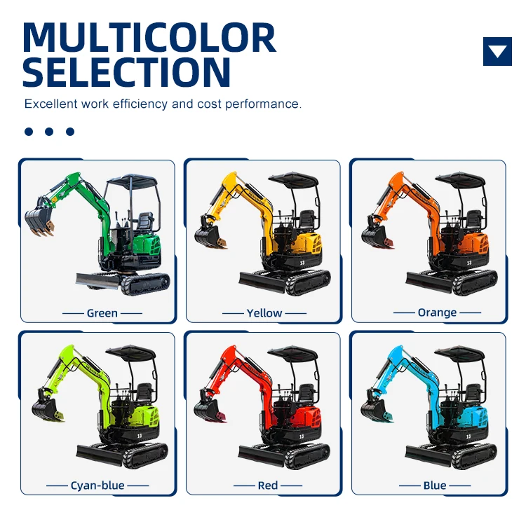 Mini Bagger Micro Excavator Small Hydraulic Crawler Excavators Earth ...