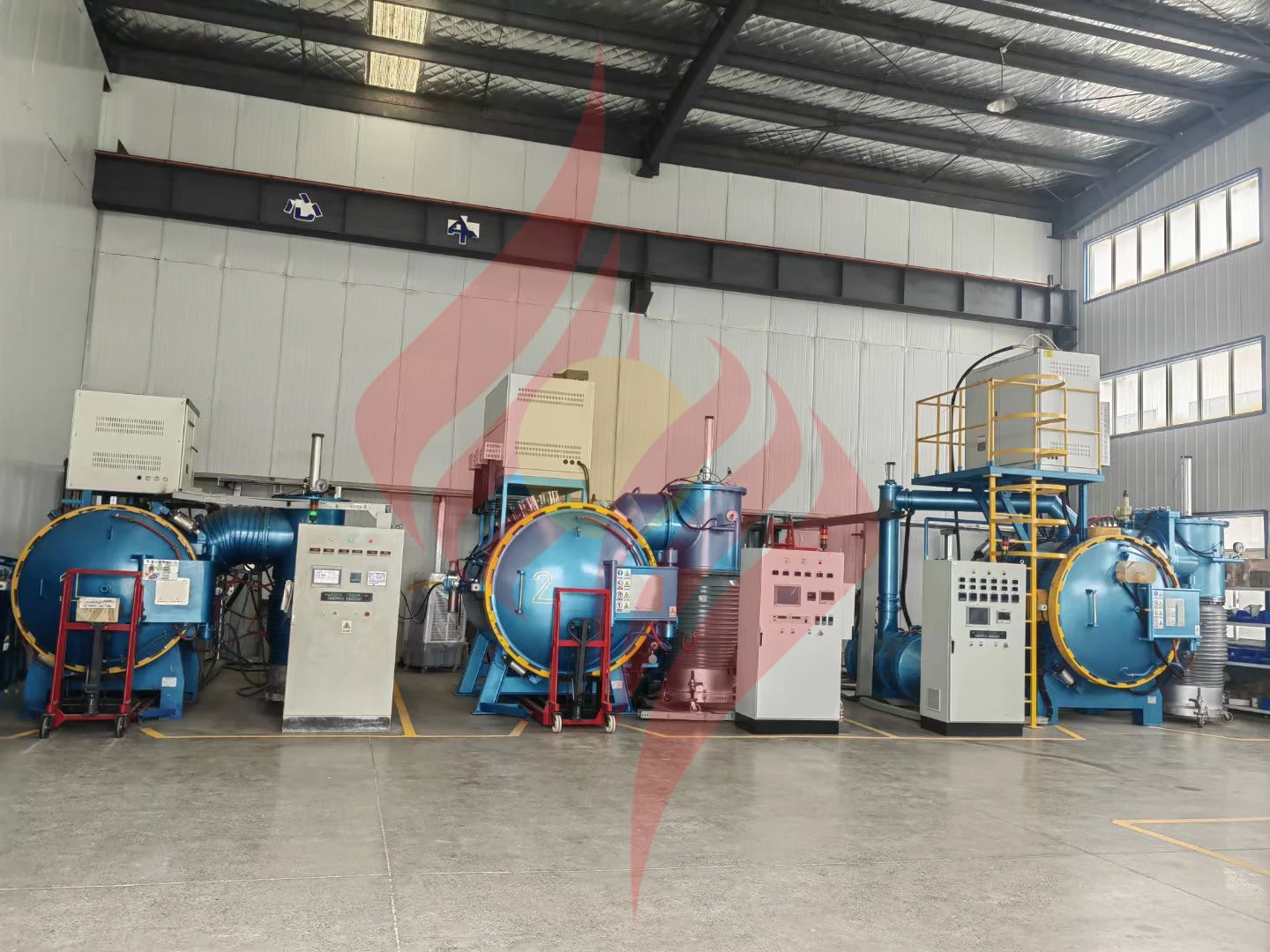 Industrial Metal Heat Treatment Furnace Graphite Heating Vacuum Bright ...