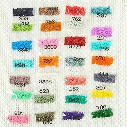 Wholesale DMC 447 Colors Diamond Painting Stones & Accessories