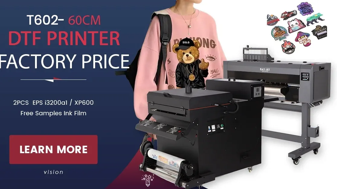 A2 Dtf Printer I3200 Printhead 60 Cm Direct To Film Transfer T Shirt Printing Machine On Clothes ...