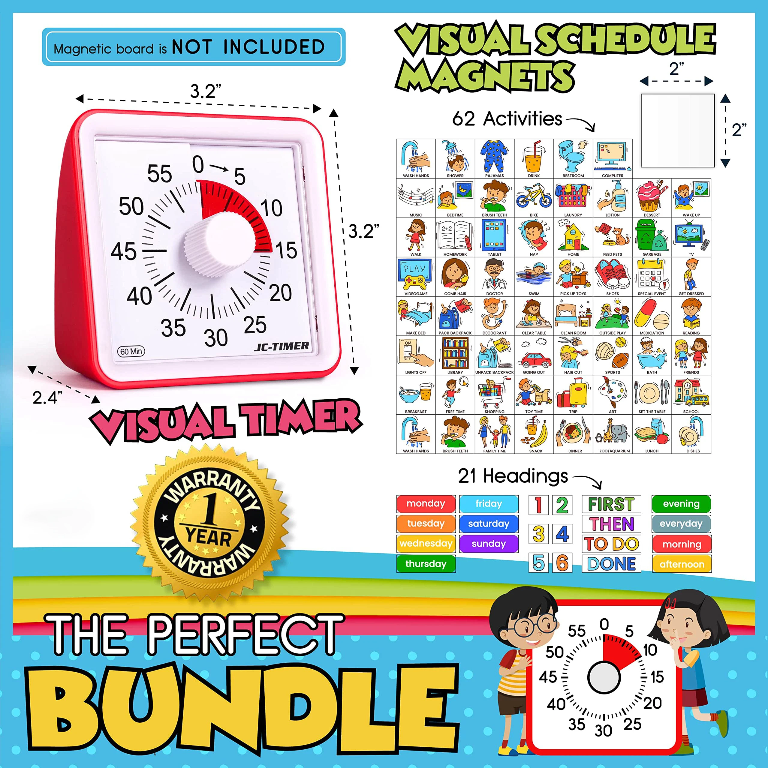 Autistic Children Learning Visual Timer Pec Card Sensory Special Needs ...