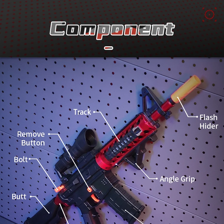 M4a1 Splatter Ball Gun Electric Rifle Summer Outdoor Toys Hand-in-one ...