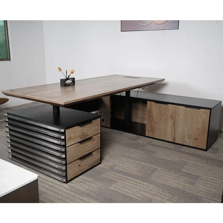 CEO Boss Executive Office Table and Chair Set Office Furniture Set ...