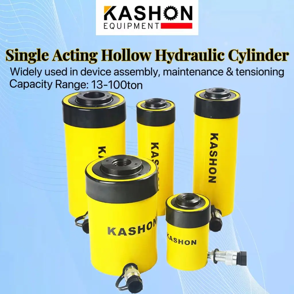 Rch-121 700bar Spring Return Center Hole Hydraulic Cylinder Hollow ...