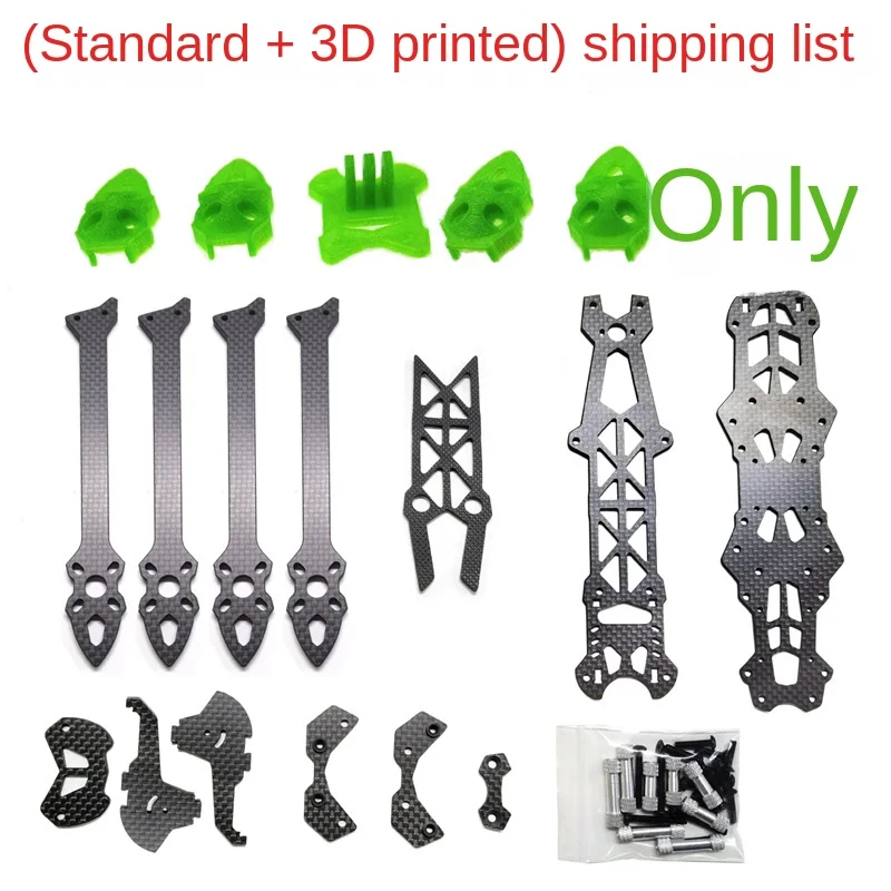 Mark4 7-inch Hd Crossing Rack Uav Fpv Carbon Fiber Non-gop Speed Flying ...