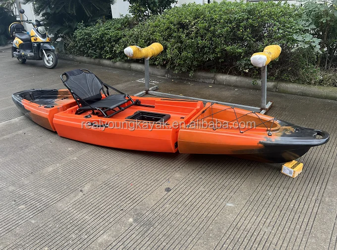 Lightweight Modular Fishing Kayak for Ocean Waters - 1 Paddler ...