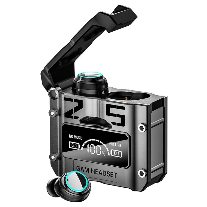 New M25 Tws Audifonos Bt 5.2 Headphone Led Game Earphone Low Latency ...