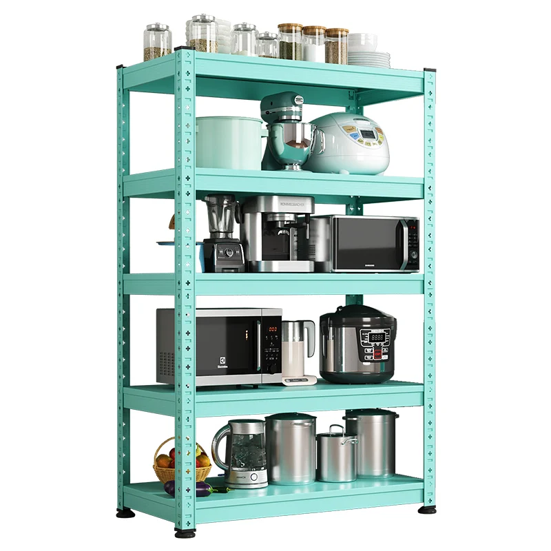 Warehouse Store Home Garage Stacking Boltless Metal Shelving 5 Layer ...