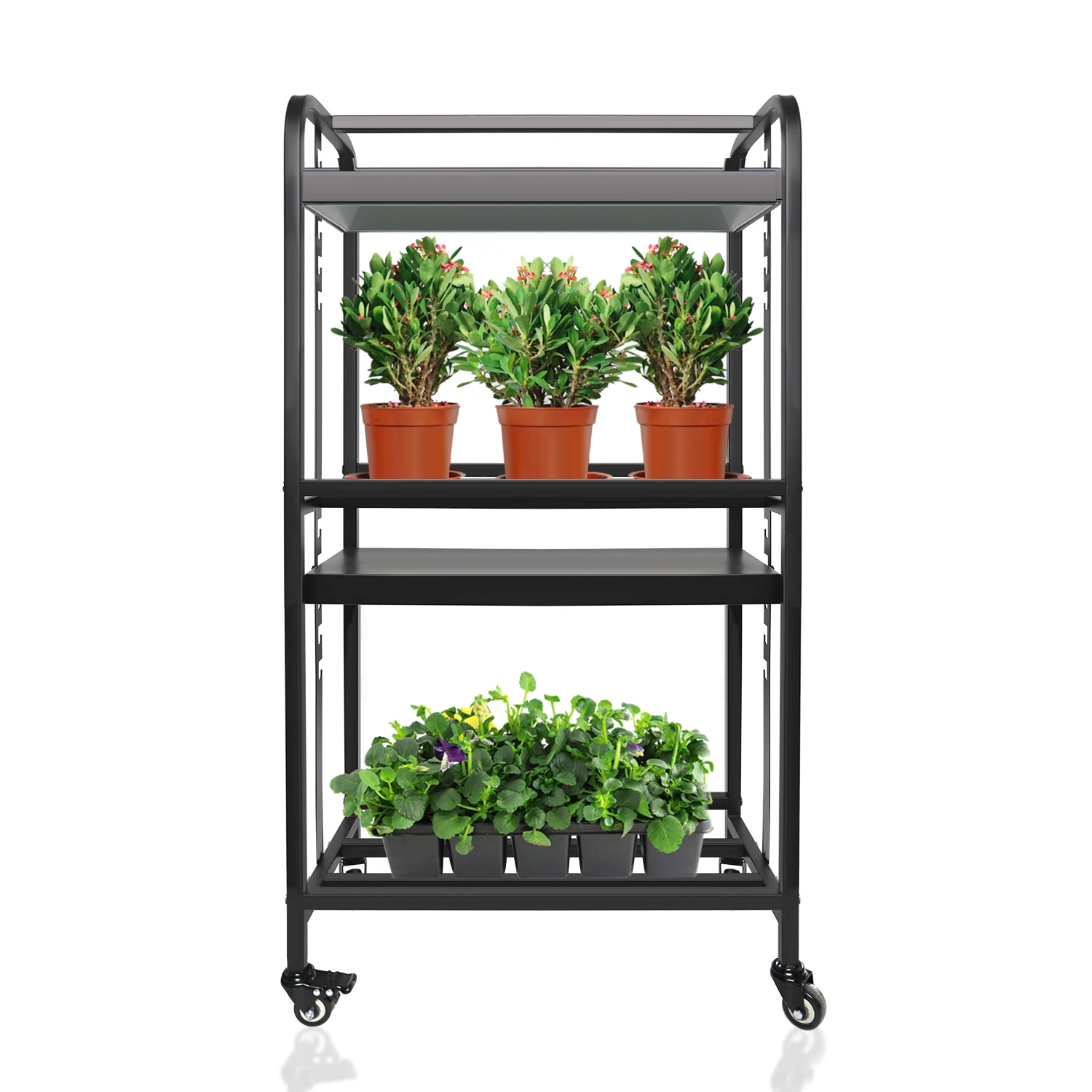 2 Tier Vertical Farming Led Plant Light Kitchen Plant Growing Indoor ...