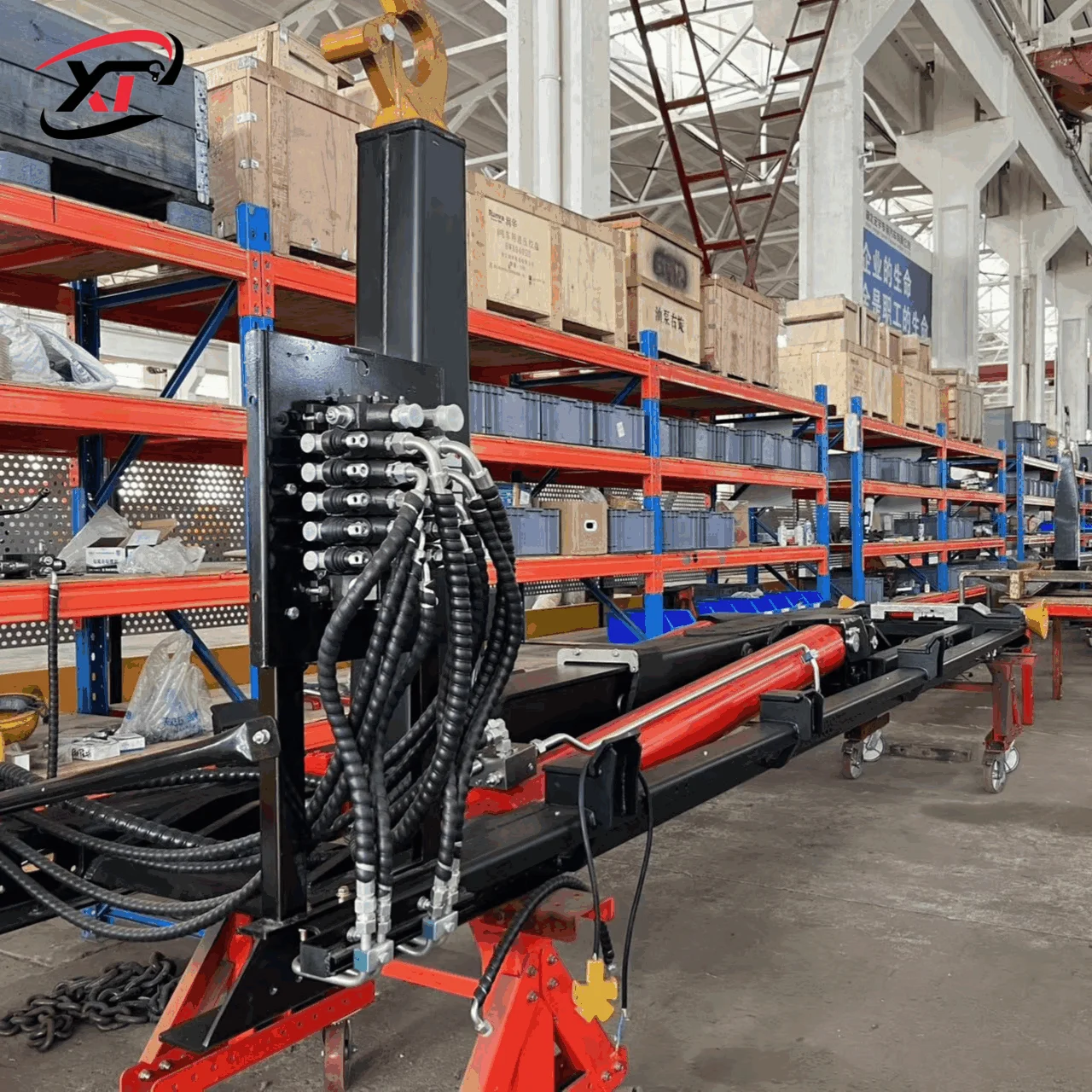 Hydraulic Superstructure Hook Lift Truck Hoist System 8tons 16tons ...