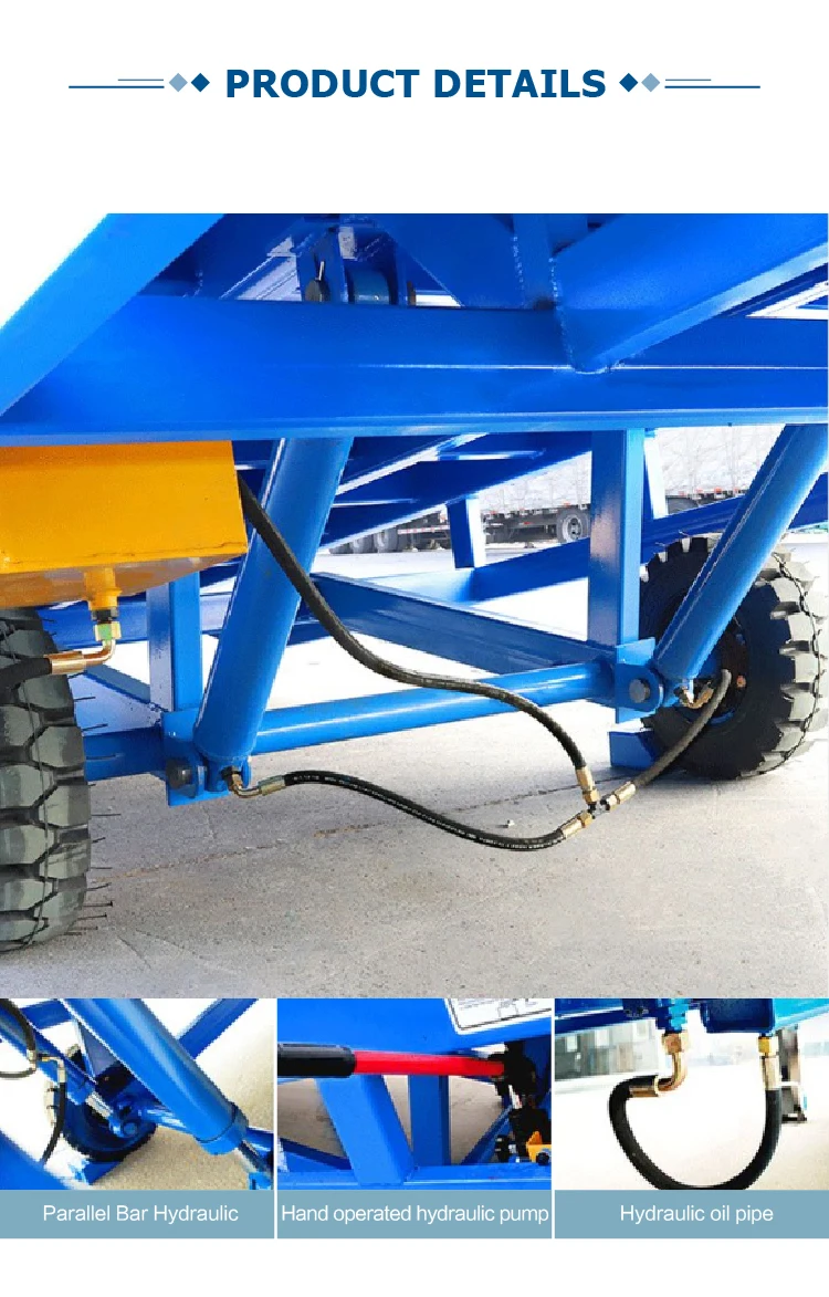 20T Hydraulic Mobile Container Loading Ramp - Durable & Efficient