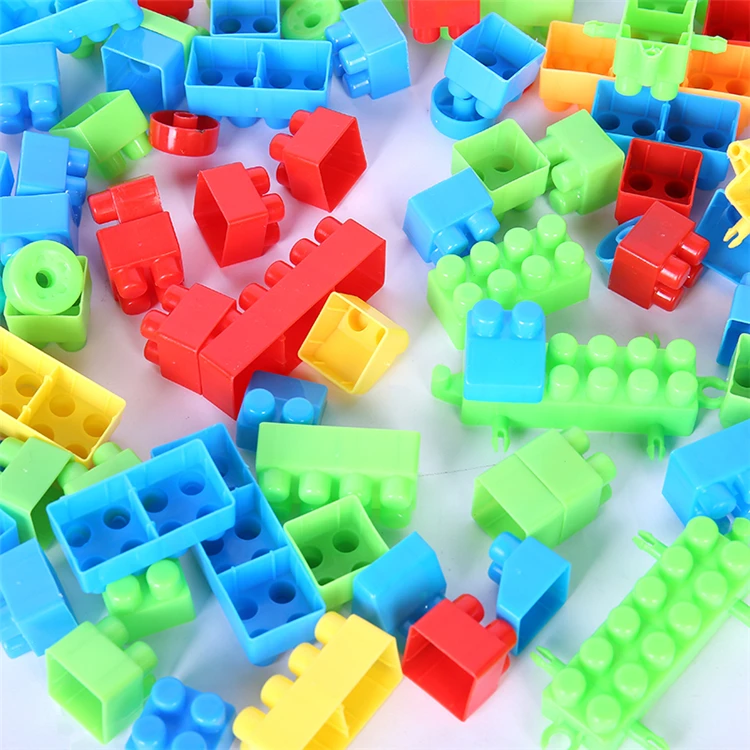 Classic Big Building Blocks Toy Bricks Set Bulk Bricks Set Plastic Diy ...