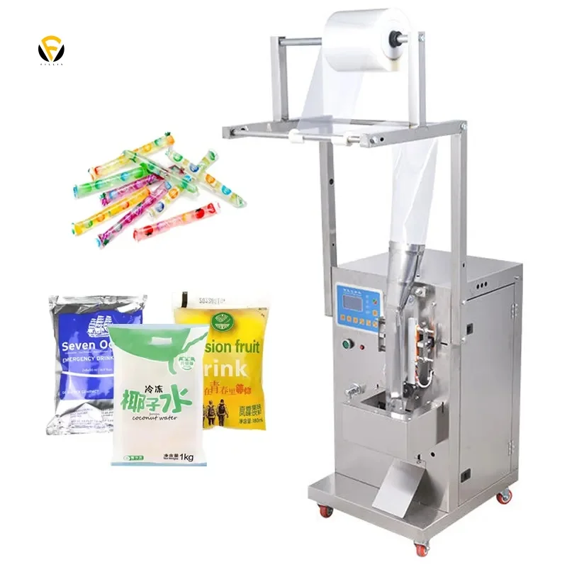 Automatic Ice Candy Popsicle Liquid Sachet Packaging Machine Small ...
