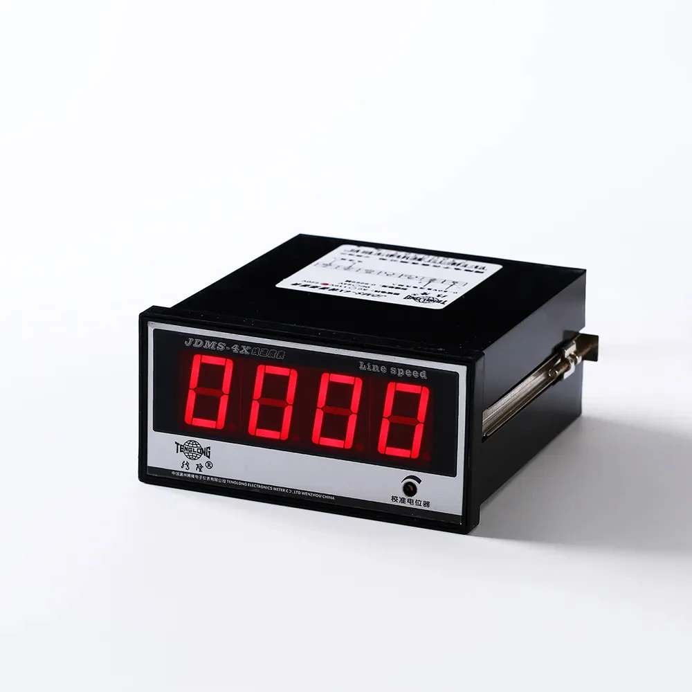 4 Digits RPM Digital Counter Meter Tachometer Speedometer With Pulse ...