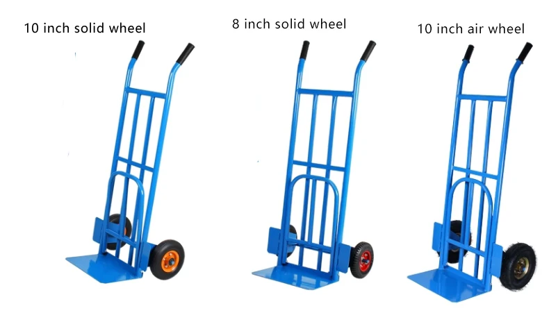 Two Wheels Storage Steel Hand Trolley Truck Portable Luggage Carrier ...